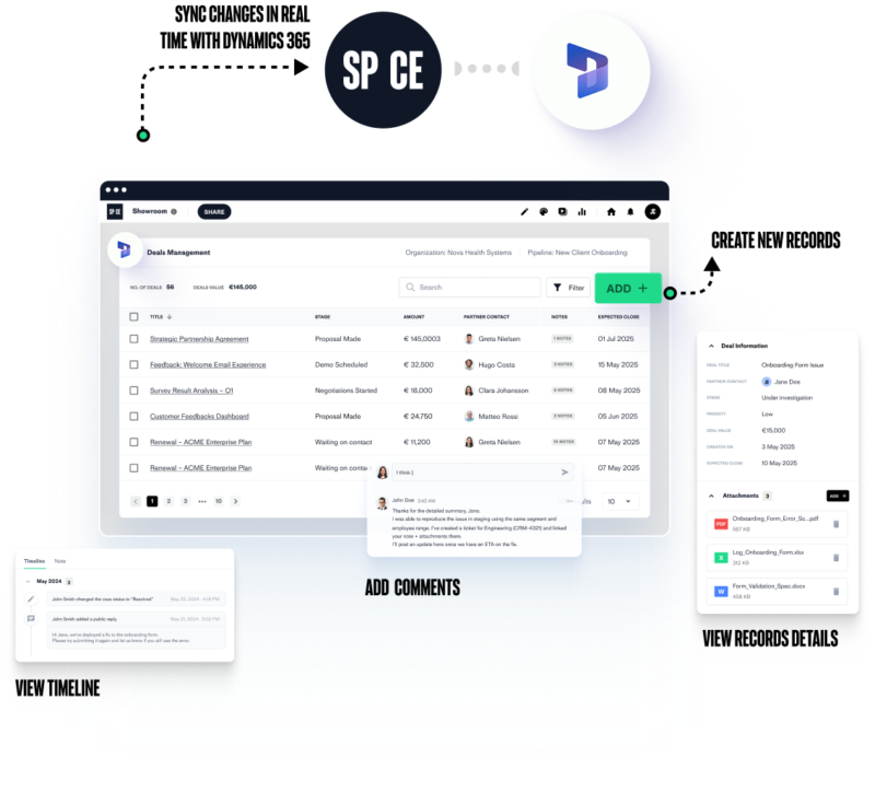 Partner portal Dynamics 365 integration - SP_CE